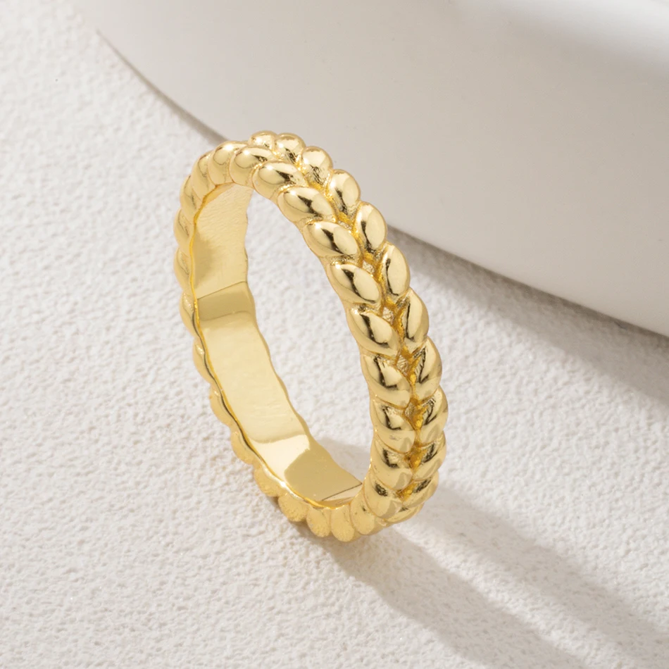 Fashion-Minimalist-Twist-Chain-Ring-for-Women-Authentic-925-Sterling ...