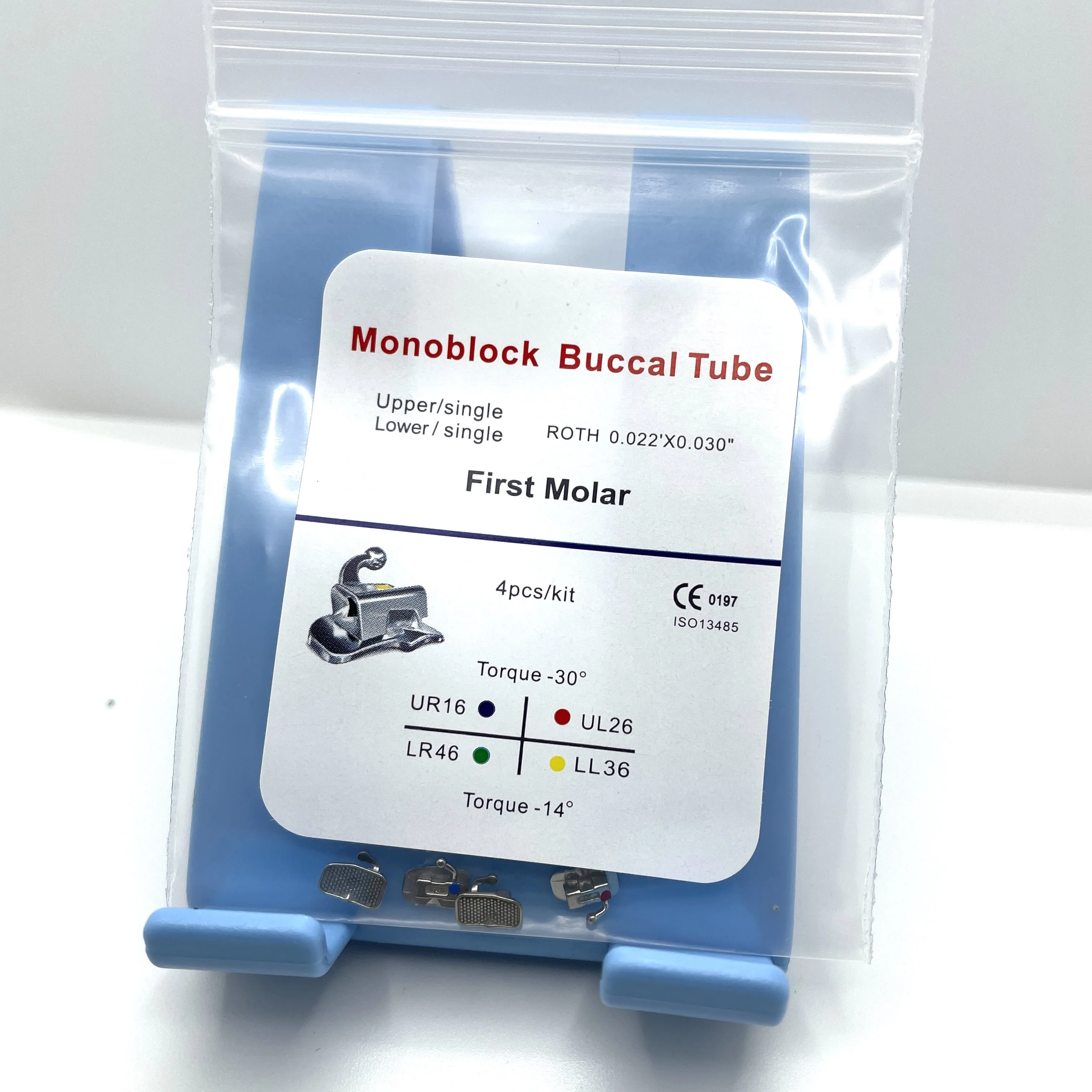 4Pcs-Pack-First-Molar-1St-Monoblock-Roth-Single-0-022-Non-convertible ...