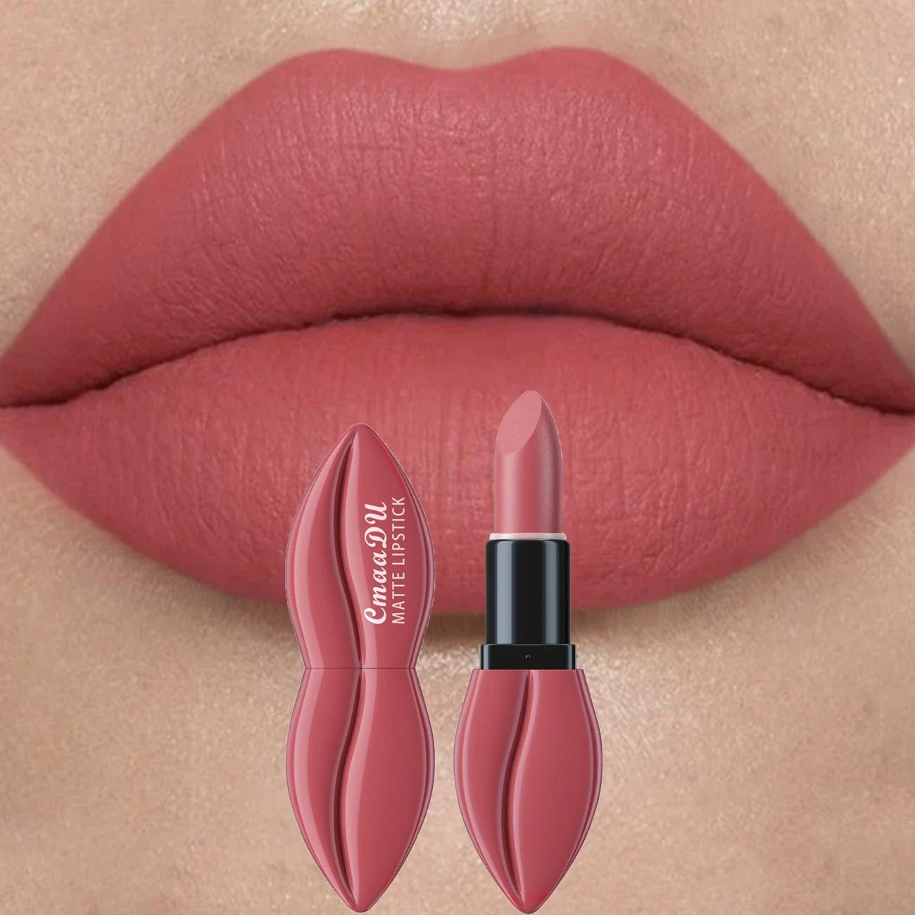 10 Colors Waterproof Big Mouth Nude Matte Lipsticks Long Lasting Lip ...