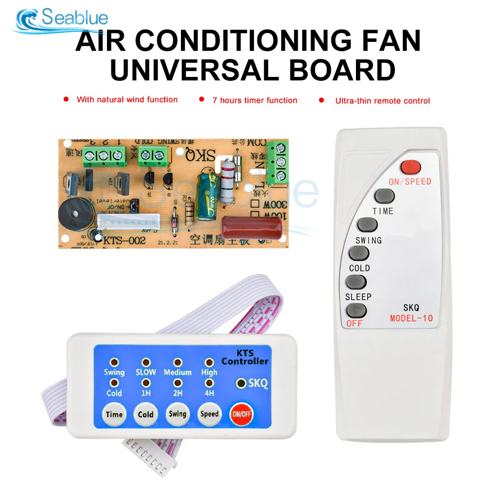 AC110-220V-300W-Air-Conditioning-Fan-Circuit-Universal-Board-Remote ...