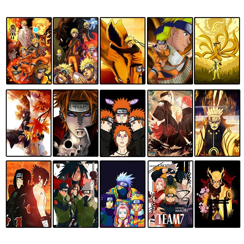 Japan-Anime-Naruto-Canvas-Painting-Kakashi-Sasuke-Itachi-Uchiha ...