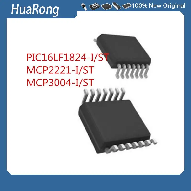 2PCS-LOT-PIC16LF1824-I-ST-MCP2221-MCP3004-I-ST-TSSOP-14-AD8304 ...
