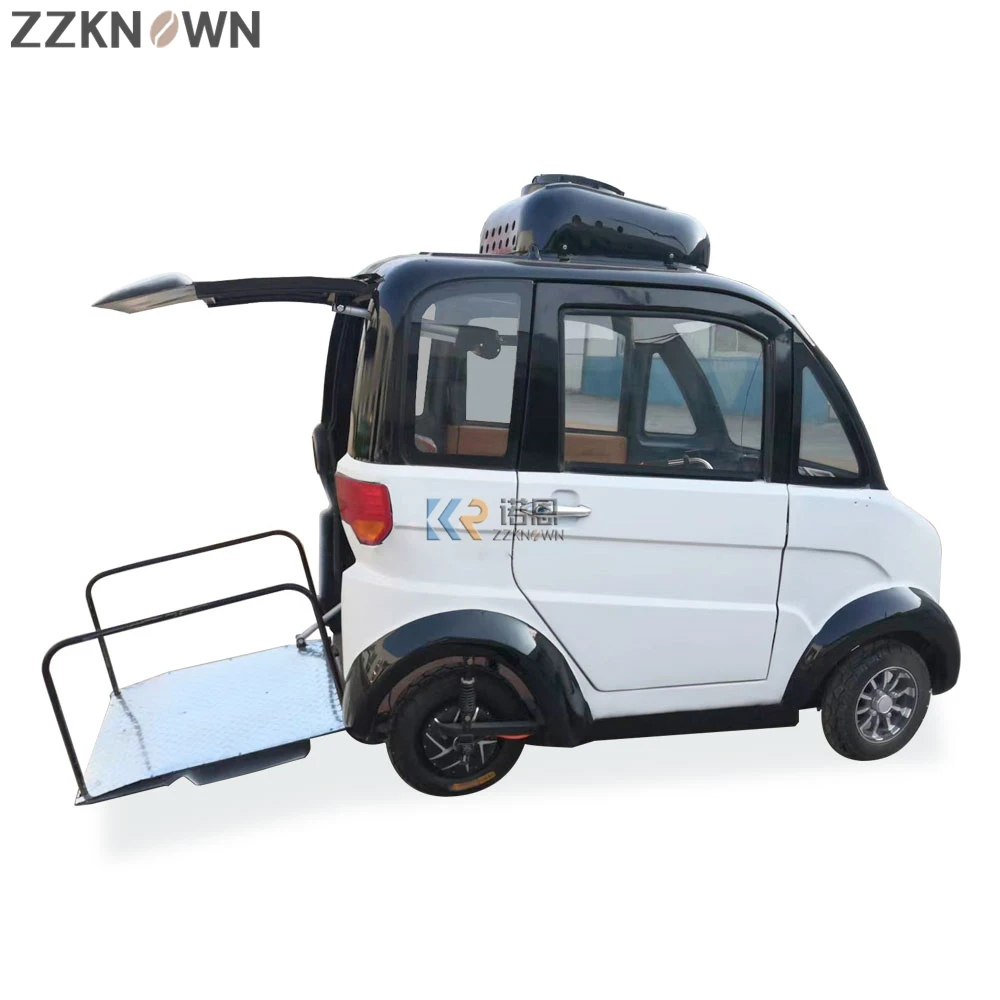 Hot-Sale-4-Wheel-Enclosed-Mini-Electric-Car-for-Disabled-and-Wheelchair ...