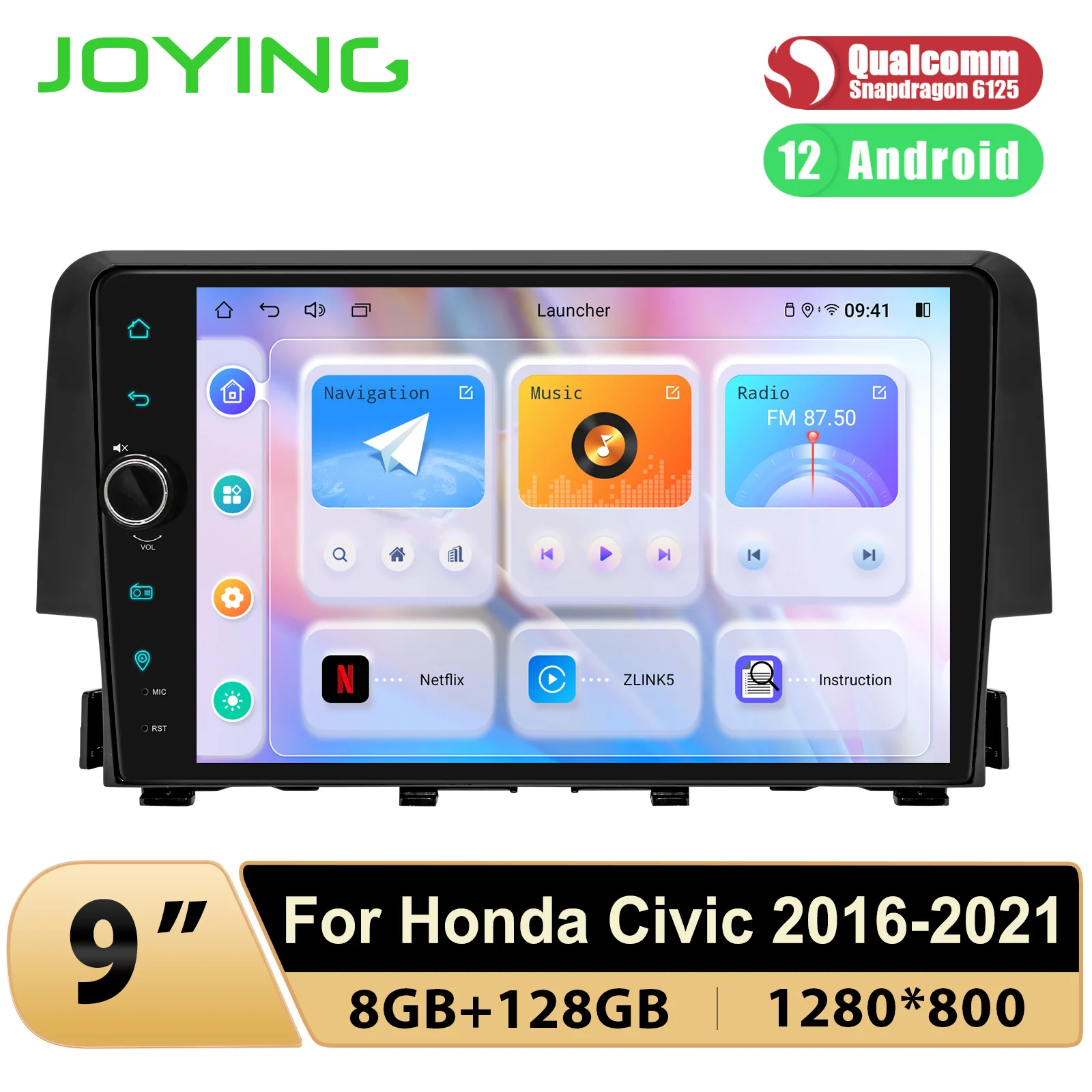 JOYING-9-Inch-Android-12-Car-Radios-Stereo-Multimedia-Audio-System ...