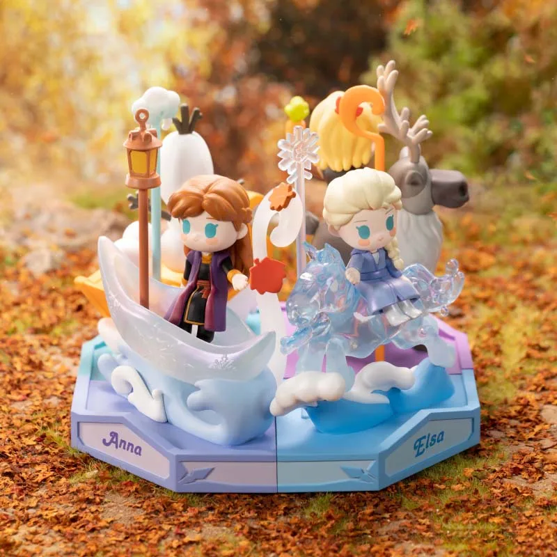 Disney figuras de acción de Frozen para niños, carrusel de la serie, se ...