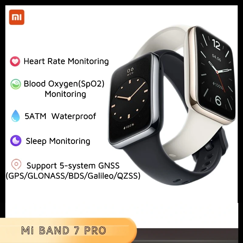 Original Xiaomi Mi Band 7 Pro NFC Blood Oxygen Smartwatch GPS Fitness ...