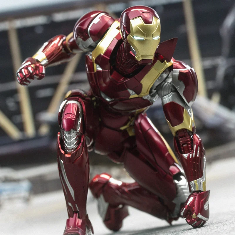 Threezero 3a Dlx Iron Man 1/12 Mk46 3z0256 6.9 Inches 18cm Alloy ...