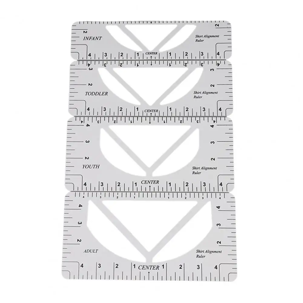 Sewing Rulers Accurate Scale T Shirt Measurement Tool Patchwork Rulers ...