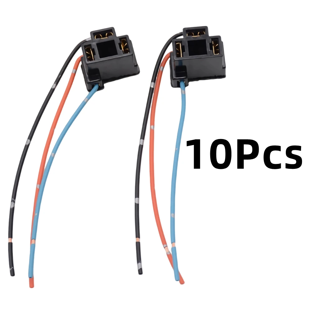 10Pcs-H4-Car-Halogen-Bulb-Socket-Power-Adapter-Plug-Connector-Wiring ...