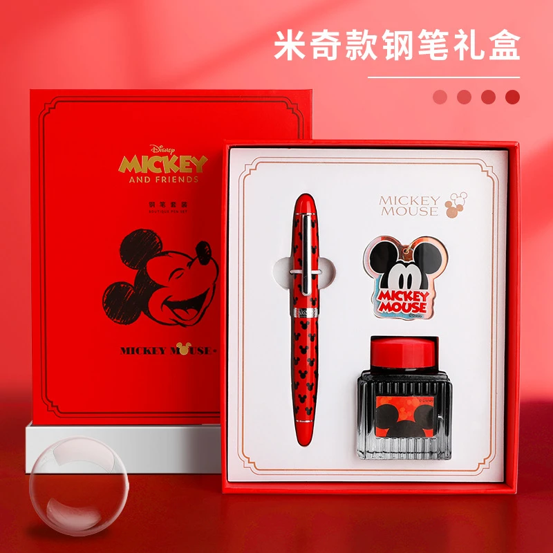 Disney Mickey Mouse Ink Pen Cartoon Figures Winnie Minnie Signature ...