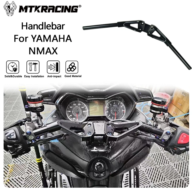 MTKRACING-Handlebar-For-YAMAHA-NMAX-2020-2024-Motorcycle-Modified ...
