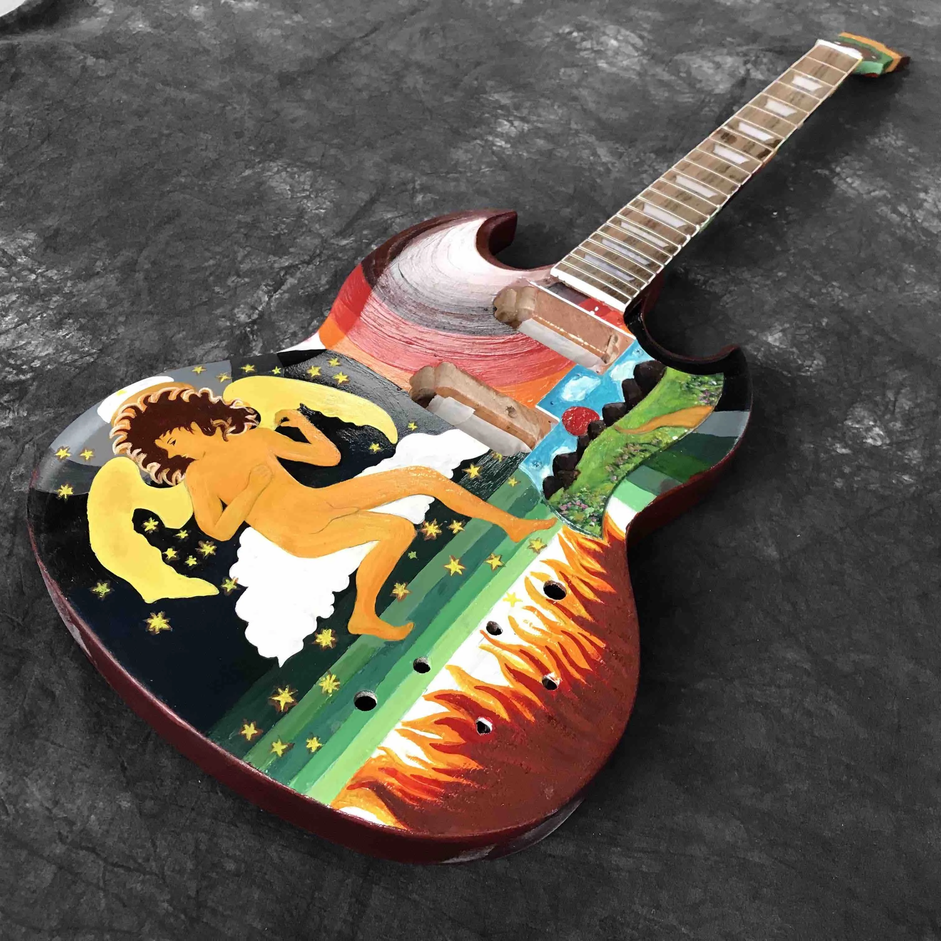 Custom Bass Guitar Paint