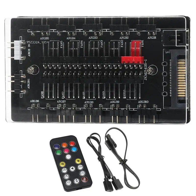 ARGB Controller Hub Sync Ventilador ARGB Splitter Controle de ...