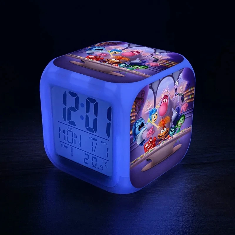 Reloj LED con 2 figuras de Anime de Disney Inside Out, 25 estilos ...