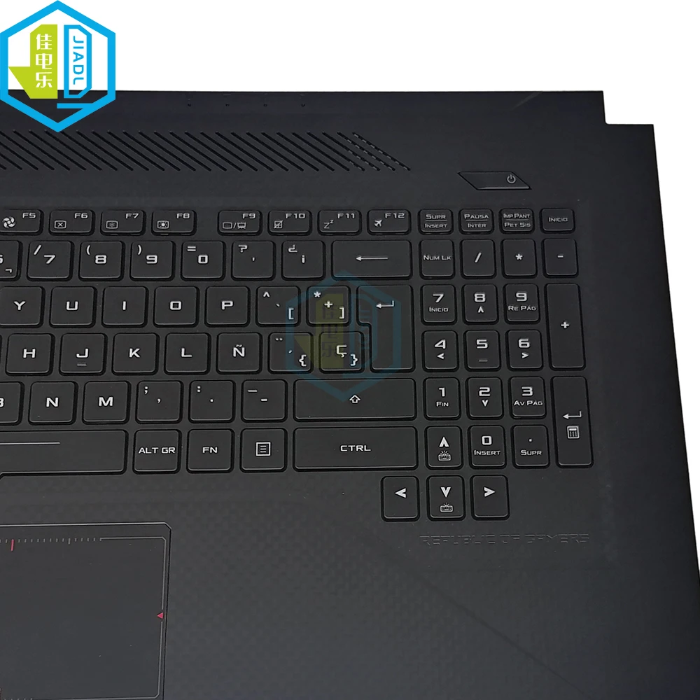 Latin Spanish Keyboard Backlight For ASUS ROG GL703 GL703GS GL703GM ...