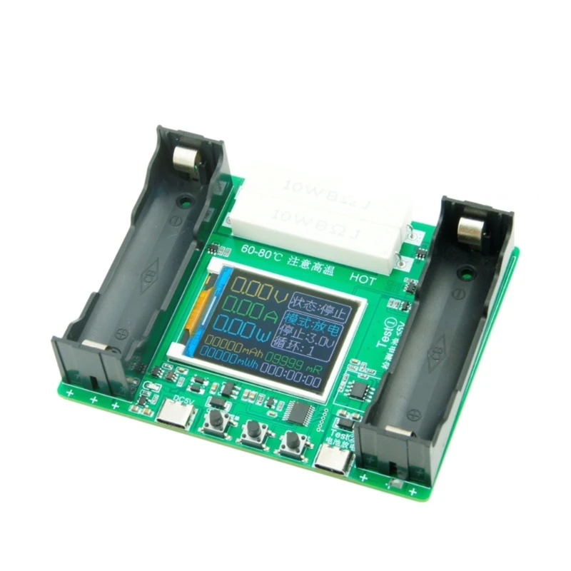 18650-LCD-Display-Battery-Capacity-Tester-Module-MaH-mwH-Digital ...