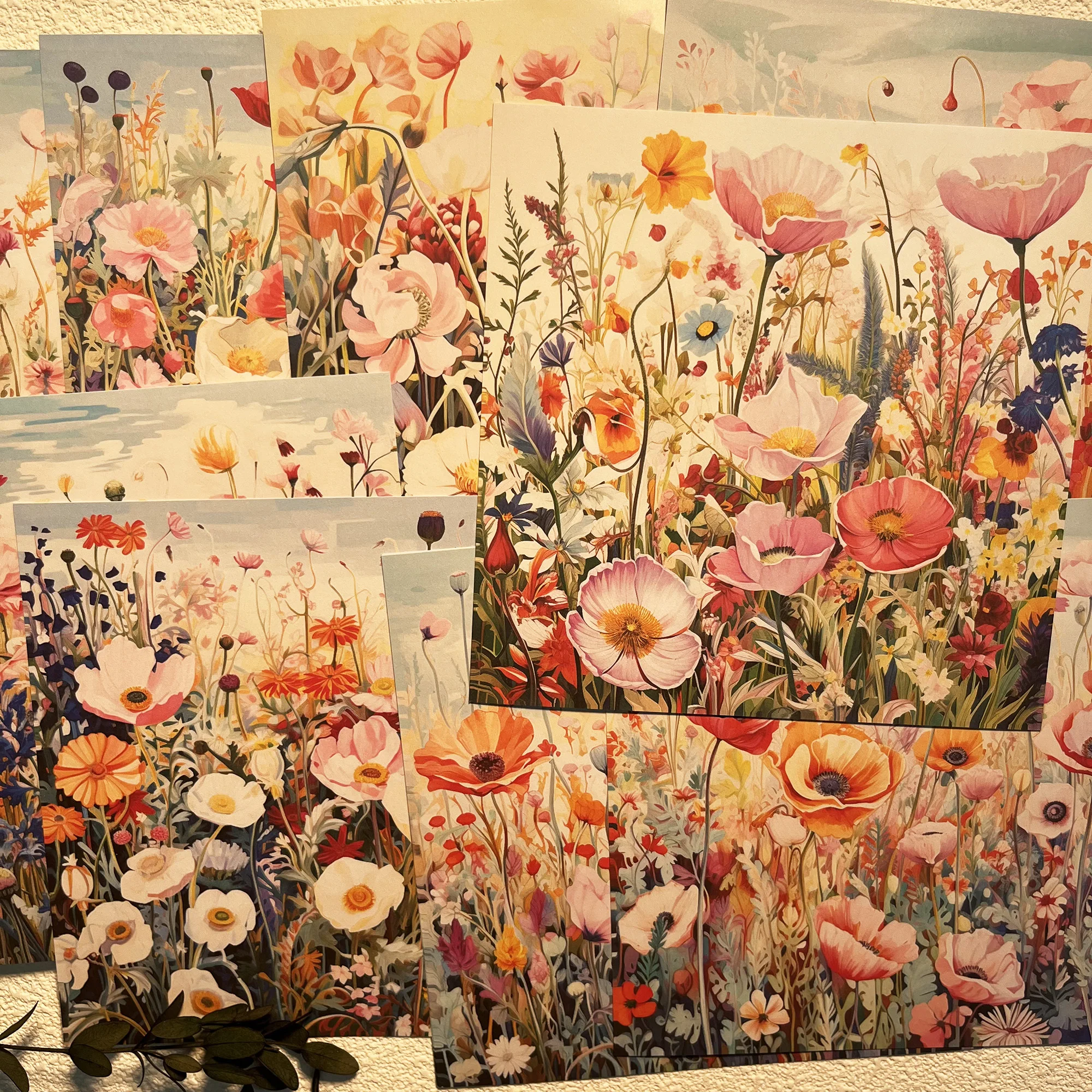 24sheets-6-6in-Oil-Painting-Flower-Theme-Scrapbook-Paper-Pads-Perfect ...