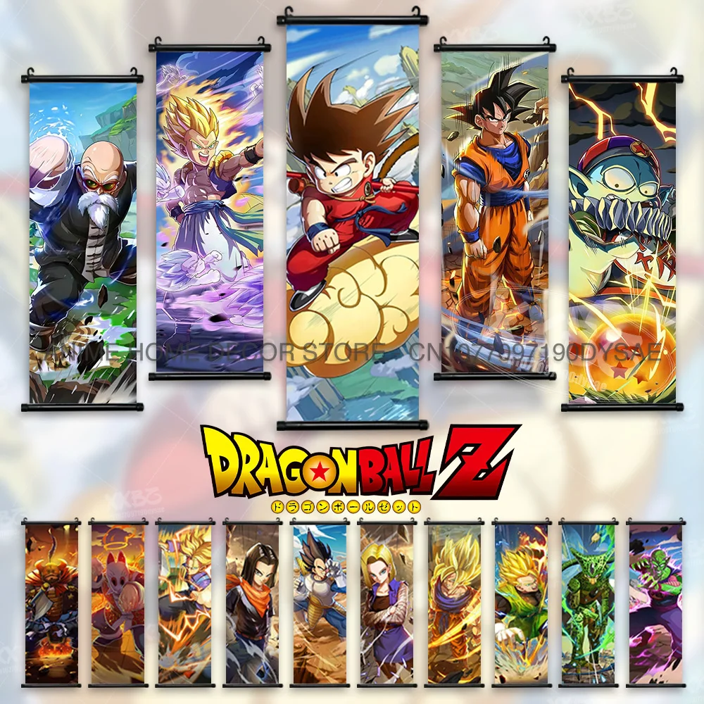 Dragon-Ball-Poster-Gohan-Anime-Home-Decorative-Master-Roshi-Wallpaper ...