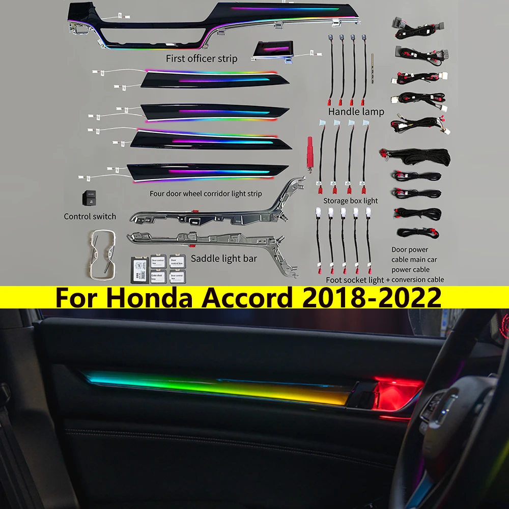 Replacement Active shadow Inter door Ambient light Fit for Honda Accord ...