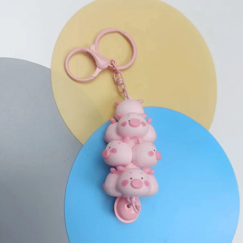 Cartoon-Animal-Jenga-Keychain-Cute-Stacked-Animals-Bell-Pendant ...