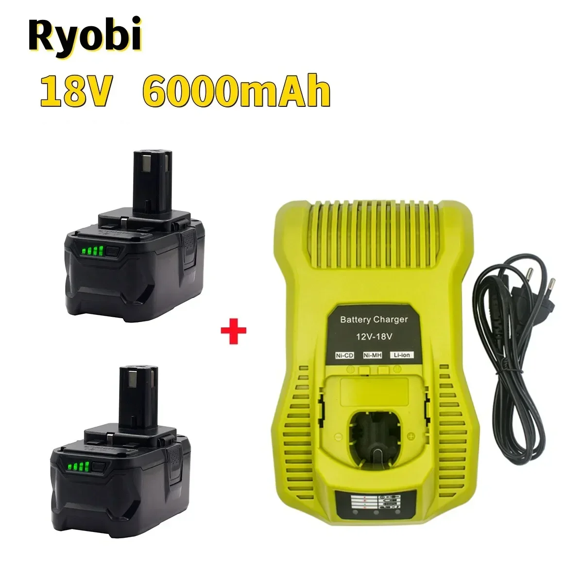 Recambio-de-herramienta-el-ctrica-inal-mbrica-Ryobi-ONE18V-BPL1820-P108 ...