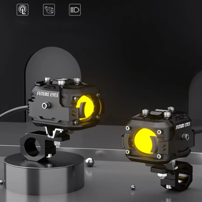 Motocicleta-LED-Spotlight-Luz-de-Nevoeiro-Auxiliar-Super-Bright-Alta ...