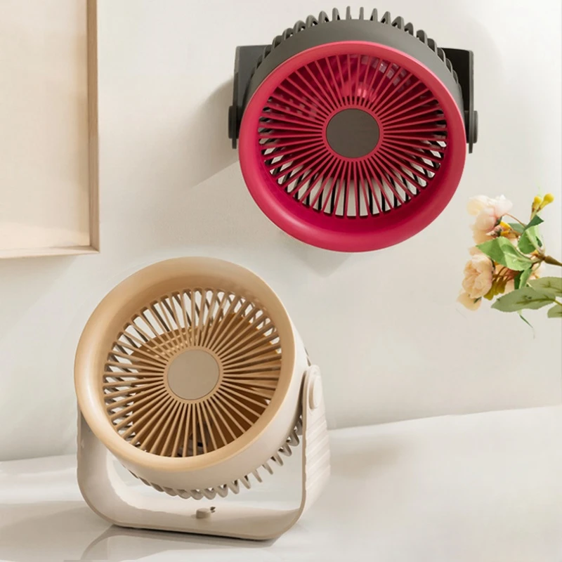 Portable-Electric-Fan-3600mAh-Wireless-Air-Circulator-Fan-Cordless ...