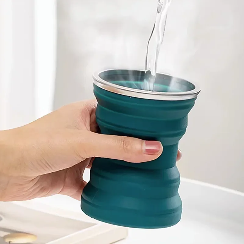 320ml-Folding-Silicone-Portable-Tea-Cup-Foldable-Cups-Travel-Outdoor ...