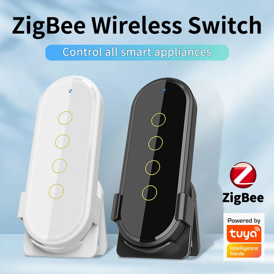 Tuya-ZigBee-Wireless-Smart-Home-Scene-Touching-Switch-4-Gang-Light ...