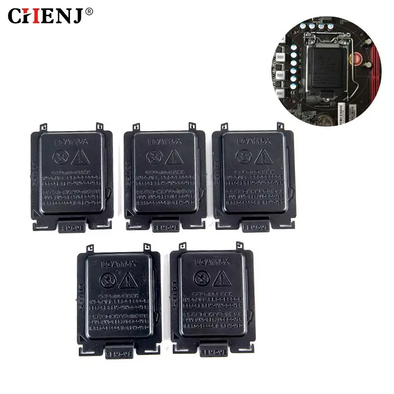 5pcs-Motherboard-CPU-Socket-Protection-Shell-Black-Cover-Universal-CPU ...