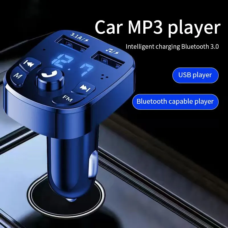 Car Bluetooth Mps Player Single Port Fast Charging Hands Free Call Usb ...