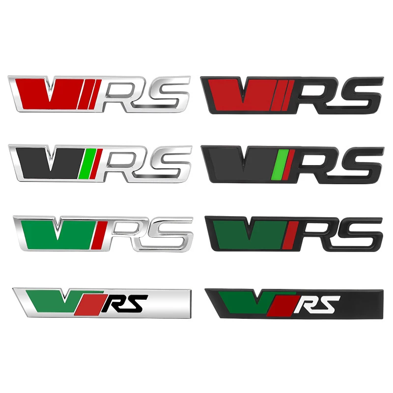 3d-Metal-VRS-Logo-Car-Front-Grill-Emblem-Badge-Trunk-Stiker-For-Skoda ...