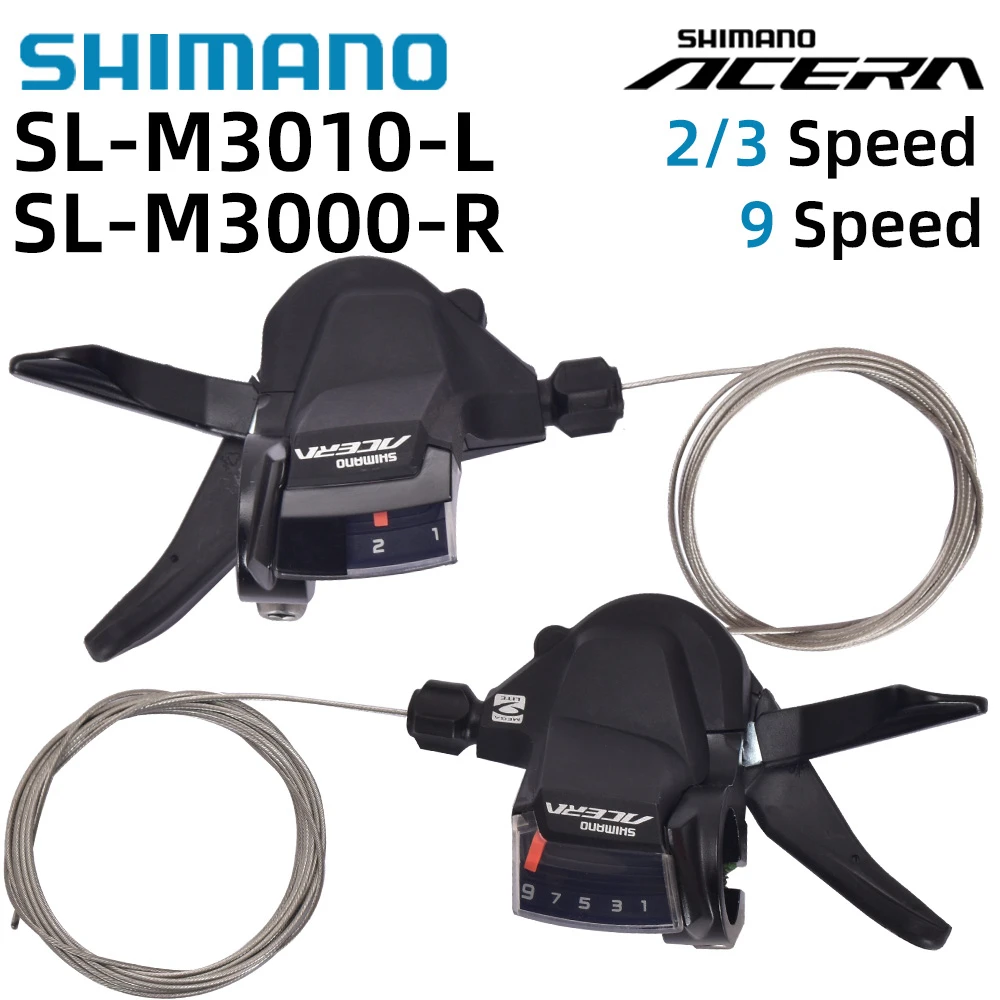 Shimano ACERA SL-M3010 SL-M3000 MTB Shifter Lever 2x9 3x9 18 27 speed ...