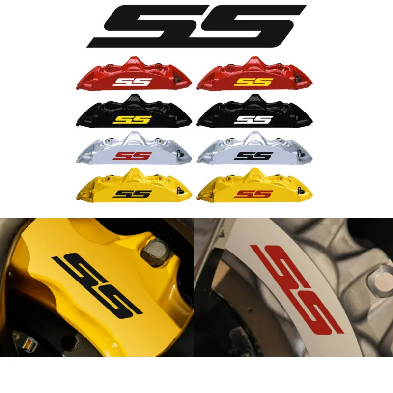 8 X Camaro SS Brake Caliper Decal Sticker Graphics Emblem Logo Car HEAT ...