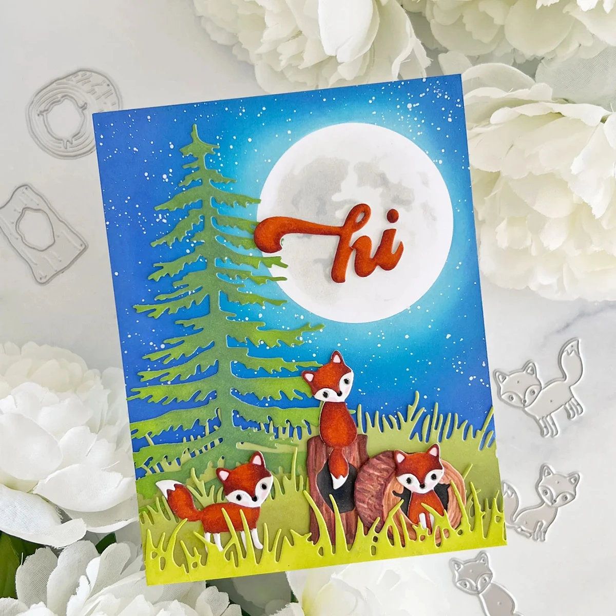 Panalisacraft-Cute-Fox-Cutting-Dies-Stencils-for-DIY-Scrapbooking-album ...