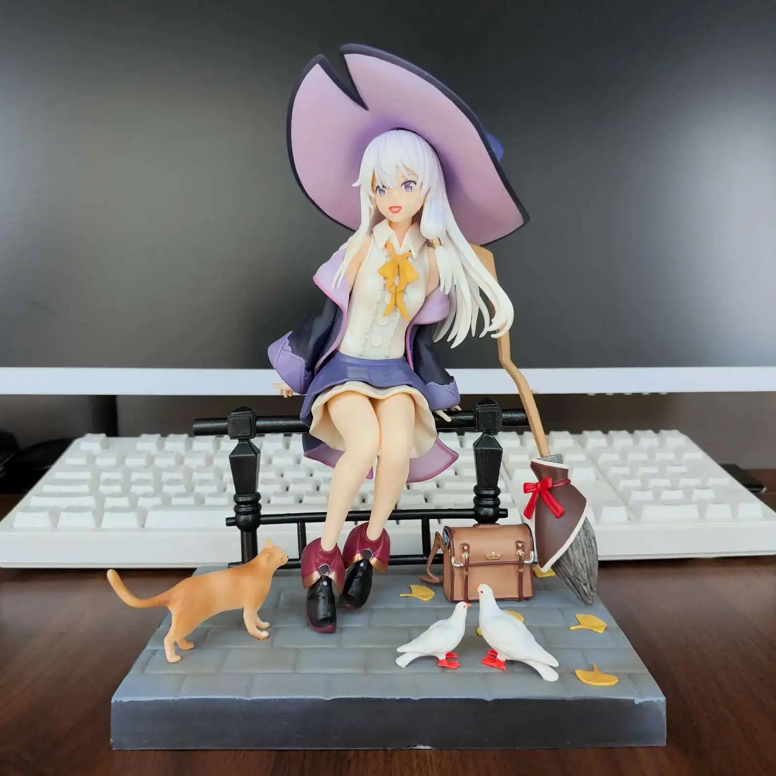 NEW 26cm The Journey Of Elaina Wandering Witch Anime Girl Beautiful ...