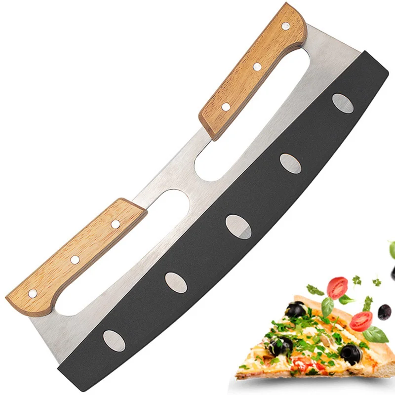 1Pc-Salad-Wooden-Handle-Pizza-Stainless-Steel-Cutting-Tool-Kitchen ...