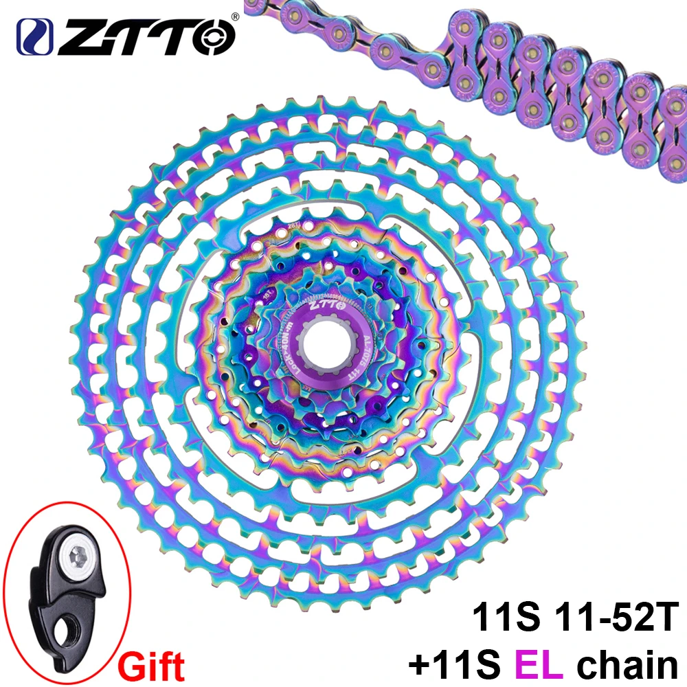 Ztto Mtb 11 Speed 11-52t Rainbow Slr Bicycle Cassette 11v Hg Compatible ...