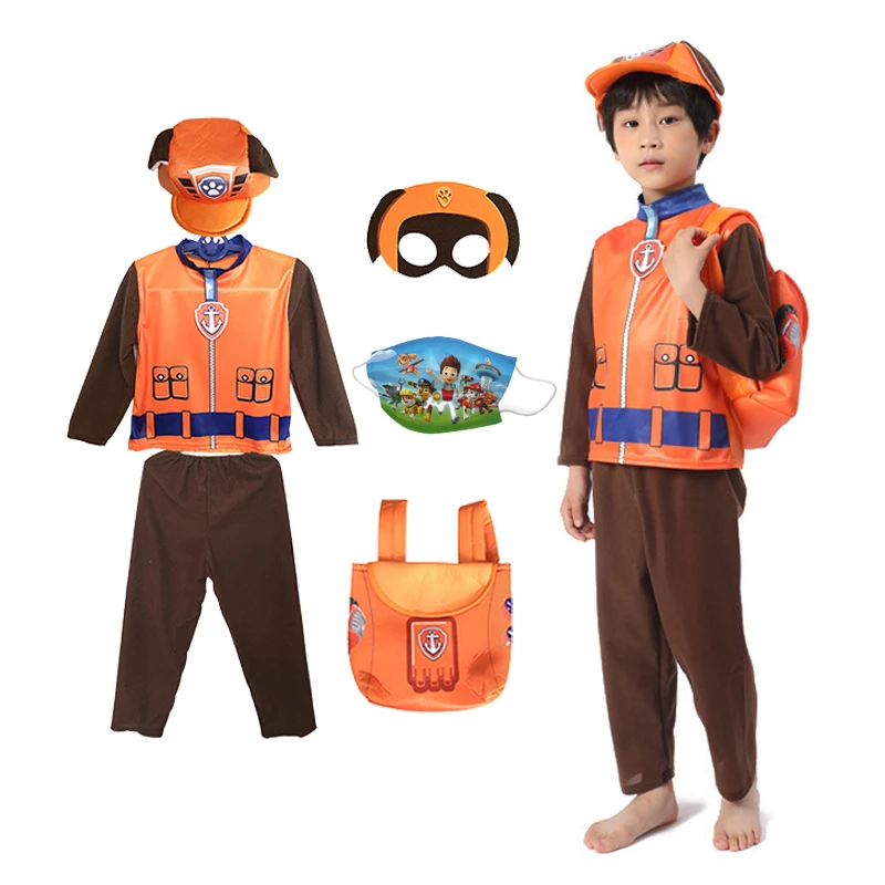 PAW-Patrol-Zuma-Costume-Cosplay-Clothing-Boy-Girl-Rocky-Rubble-Skye ...