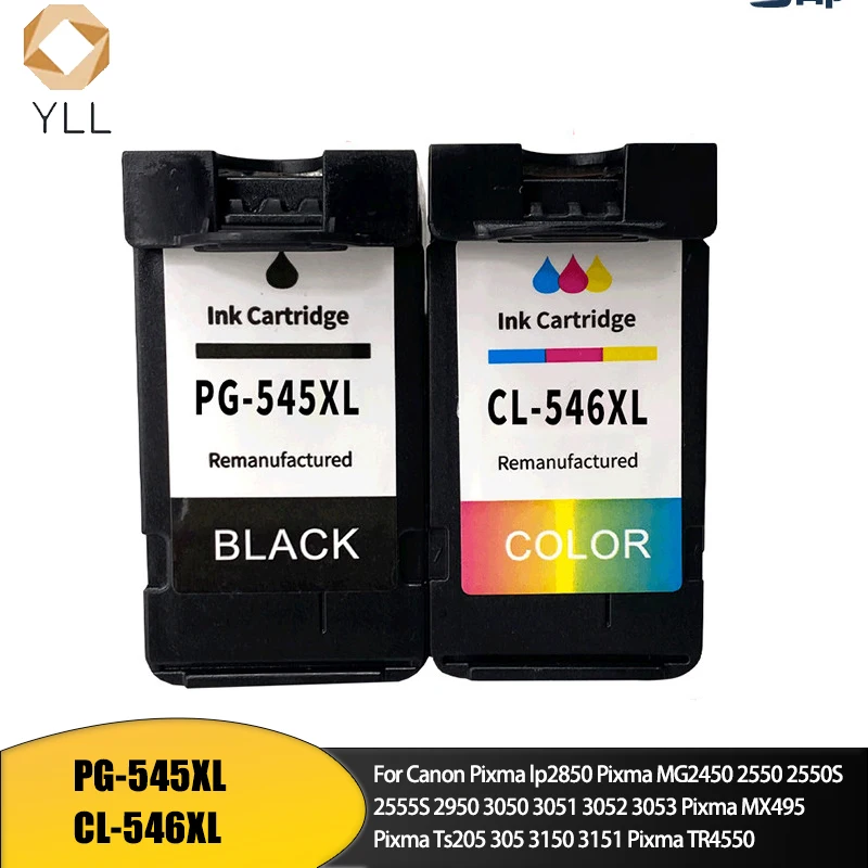 PG545XL PG 545 CL-546 CL 546 PG545 CL546 XL 545XL Remanufactured Ink ...