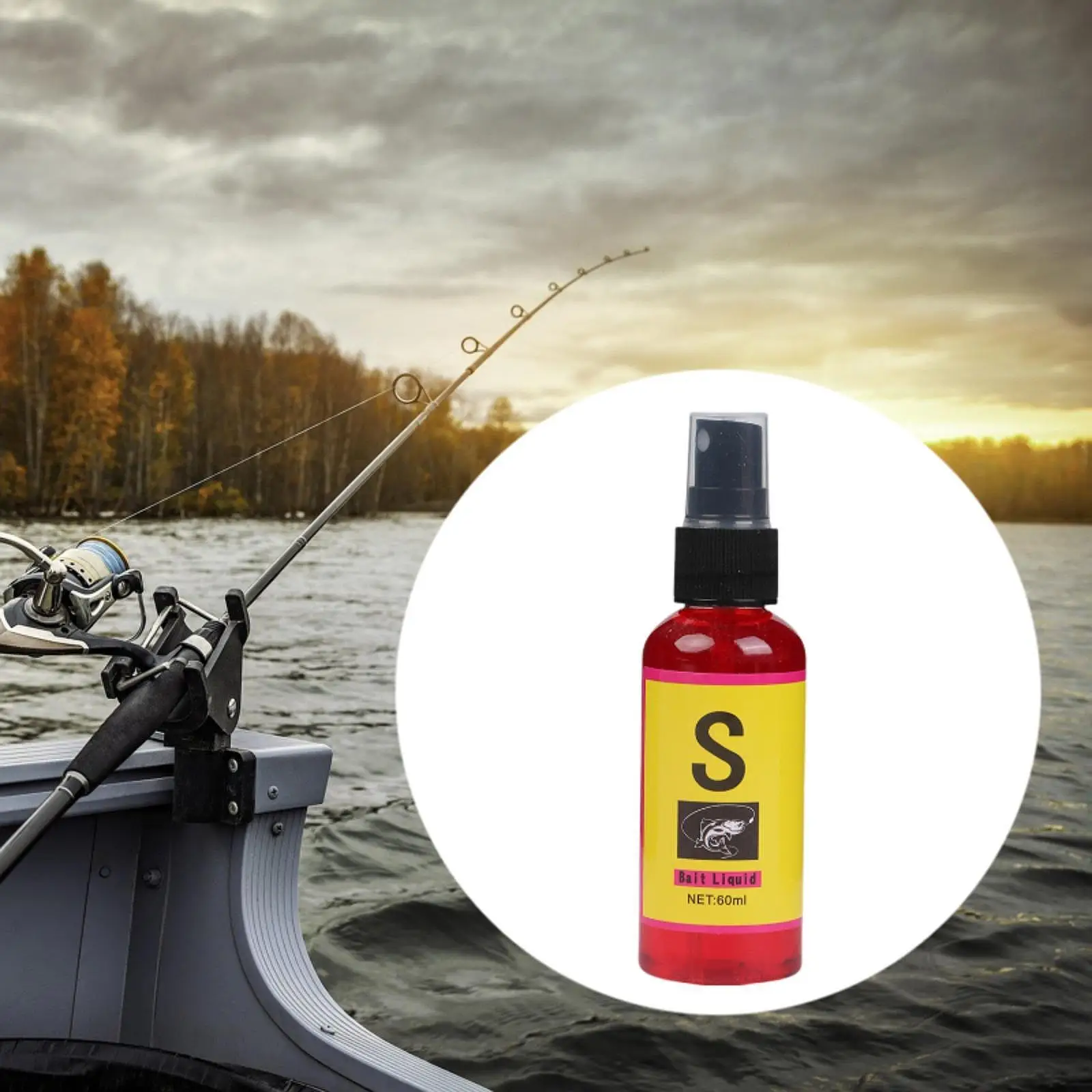 Red Fishing Liquid Effective Fishing Scent Attractant for Trout Bass ...