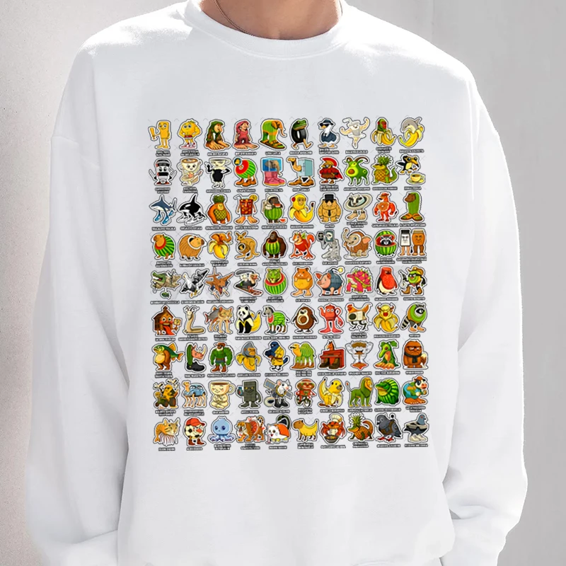 Italian Brainrot Funny Meme Sweatshirts for Men Women Funny Animal ...