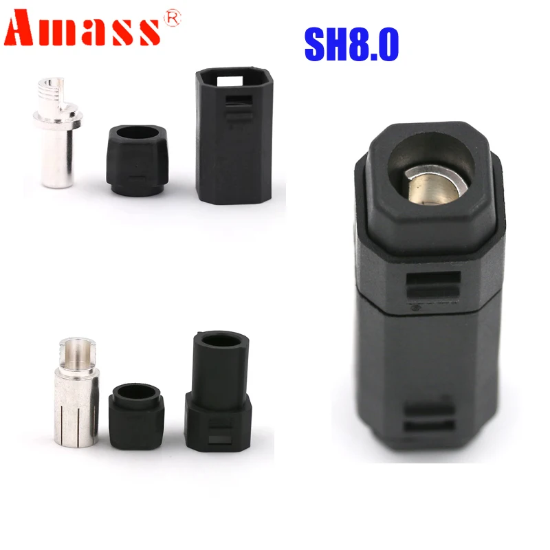 Genuine-Amass-SH8-0-Flame-Retardant-Power-Plug-Male-Female-Connector ...