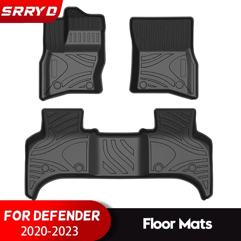 For Land Rover Defender 110 2020 2021 2022 2023 New Floor Mats 3D All ...