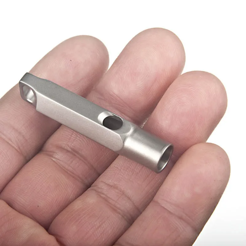 Titanium-Alloy-Whistle-Emergency-Survival-Whistle-Outdoor-EDC-Tools ...