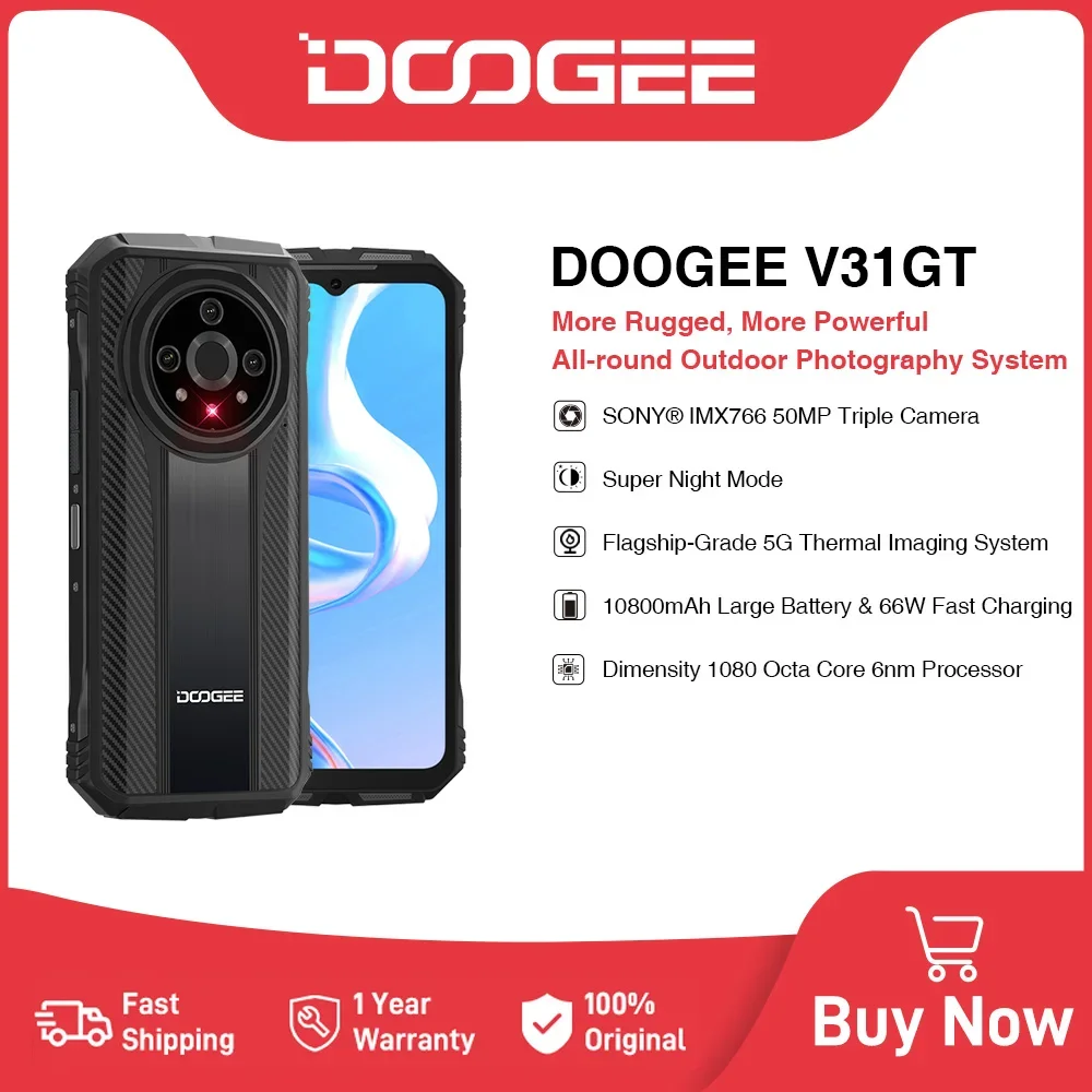 World-Premiere-DOOGEE-V31GT-Rugged-Phone-6-58-FHD-Dimensity-1080-Octa ...