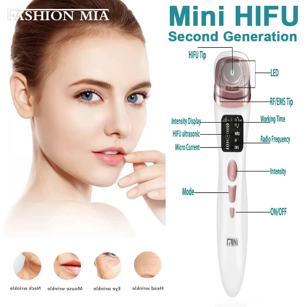 New-Mini-HIFU-Radio-Frequency-Ultrasonic-Machine-RF-EMS-Facial-Micro ...