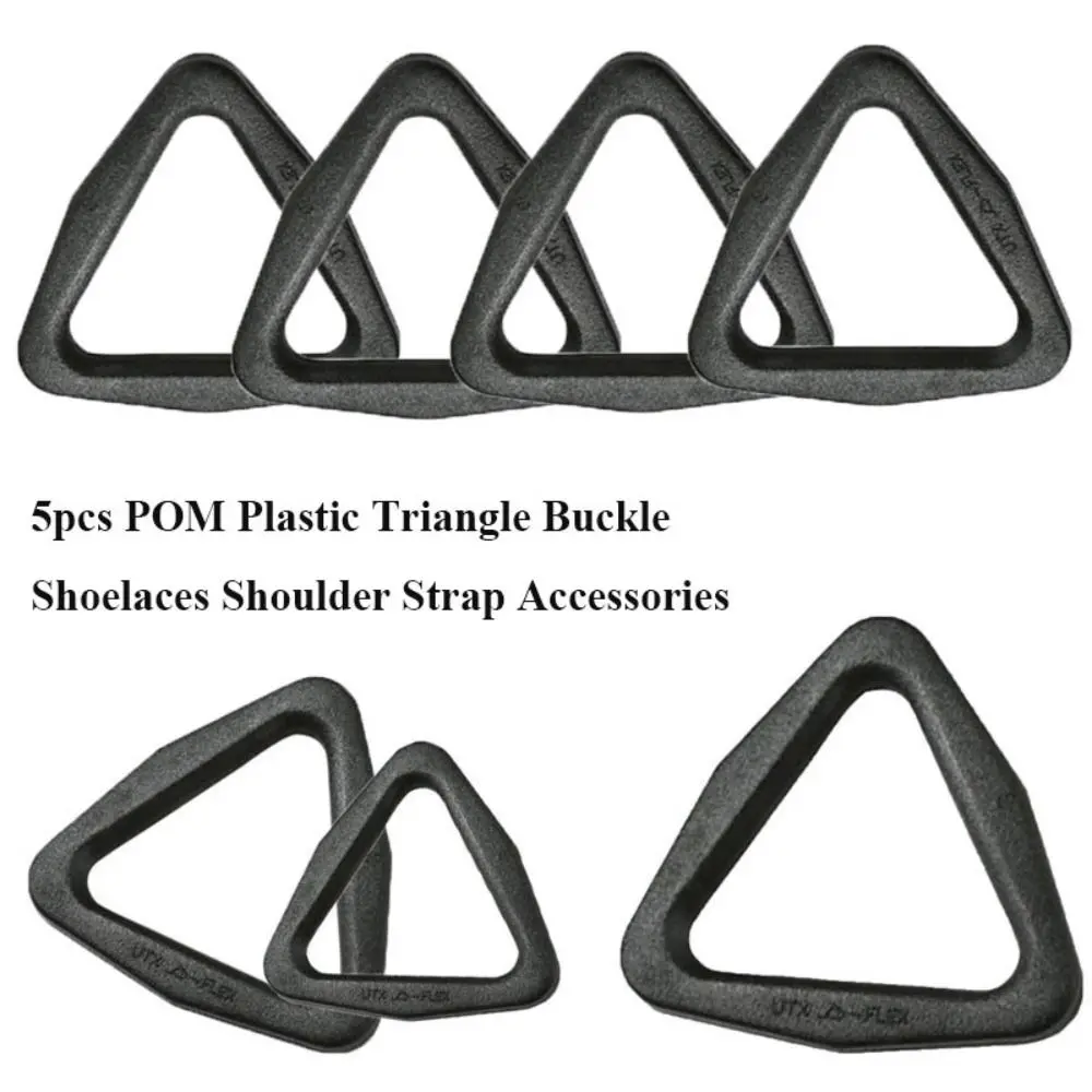 5pcs-New-POM-Plastic-Triangle-Buckle-Shoelaces-Shoulder-Strap-Luggage ...