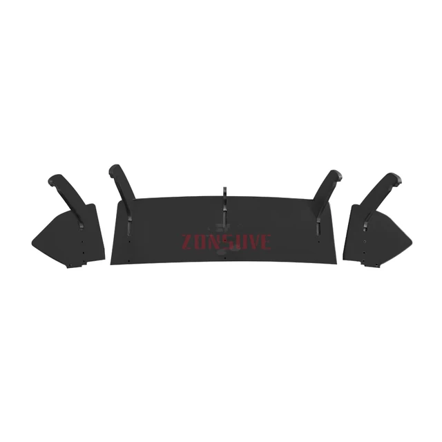 For Ford Focus RS Mk3 2015-2018 Year Rear Bumper Diffuser Spoiler Lip ...