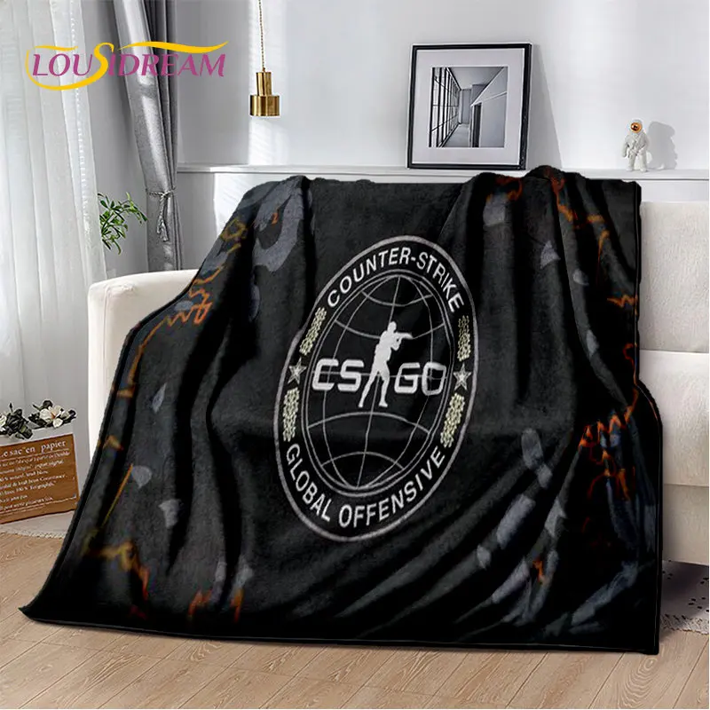 CS-GO-Game-Gamer-Counter-Strike-Soft-Plush-Blanket-Flannel-Blanket ...